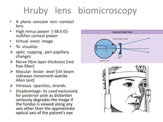 Indirect Ophthalmoscopy and slit lamp biomicroscopy | PPTX