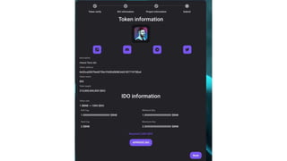 decentralized Launchpad providing a safe and transparent fundraising | PPTX