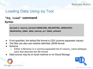 Big Query Basics | PPT