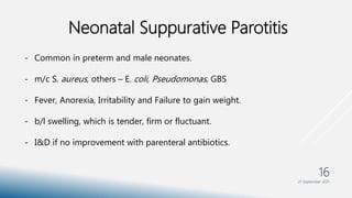 Inflammatory Disorders of Salivary Gland - Part 1 | PPTX