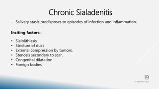 Inflammatory Disorders of Salivary Gland - Part 1 | PPTX