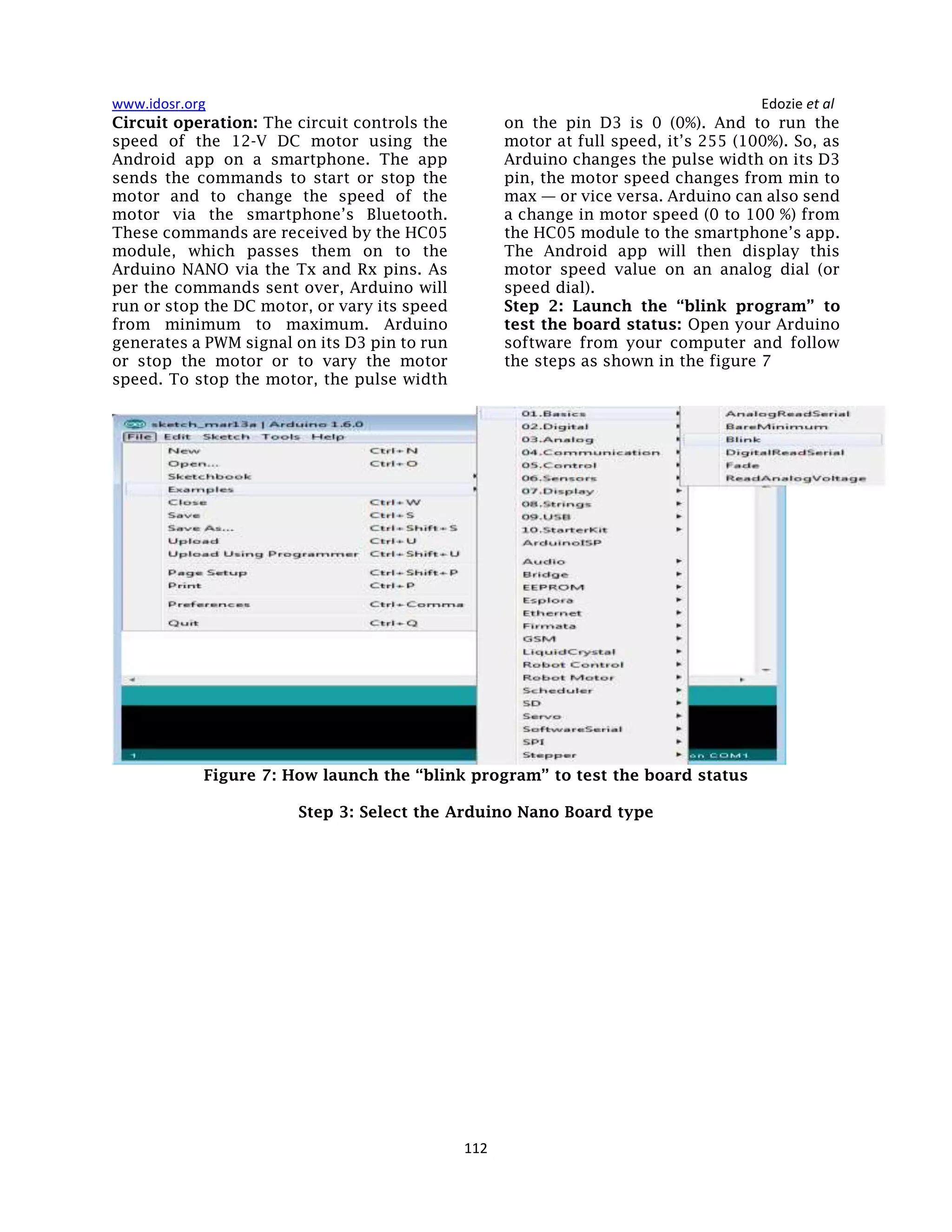 Design And Implementation Of An Improved Automatic Dc Motor Speed Control Systems Using