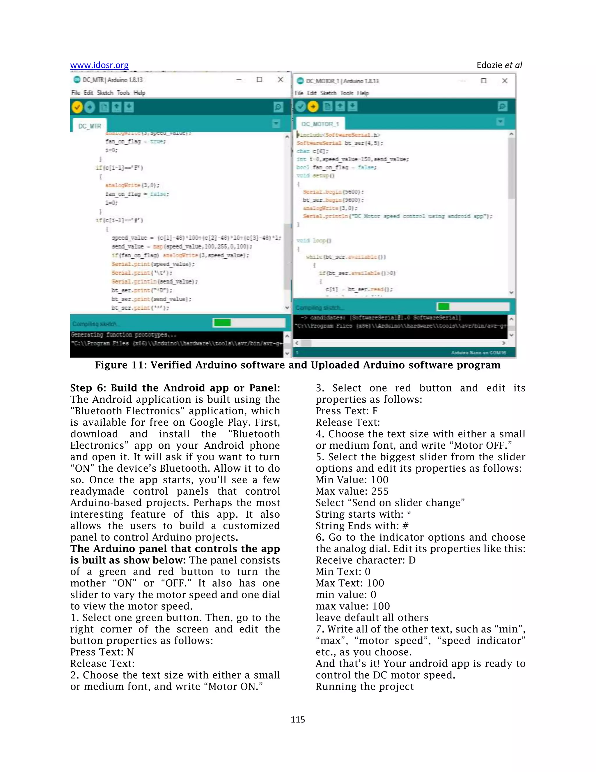 Design And Implementation Of An Improved Automatic Dc Motor Speed Control Systems Using