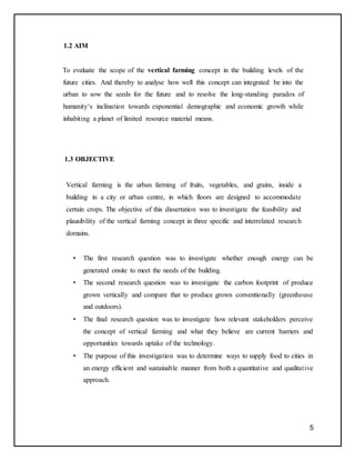 Vertical farming Project | DOCX