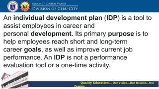 IDP-PRESENTATION (1).pptx | Educational Assessment | Education