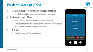 What’s New In SecureAuth™ IdP, 8.2 | PPTX