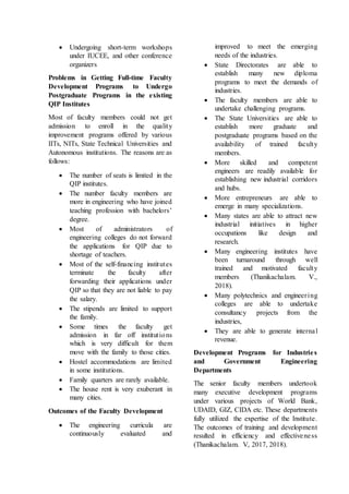 Dynamic process for enhancing engineering faculty competence in india ...