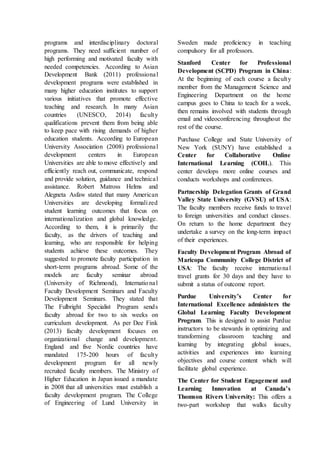 Dynamic process for enhancing engineering faculty competence in india | DOCX | Professional ...