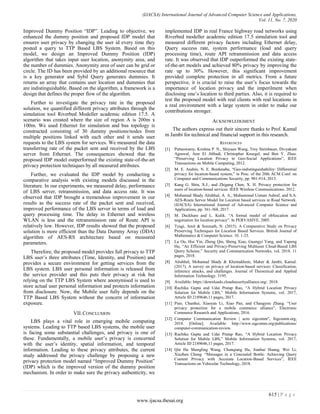 IDP: A Privacy Provisioning Framework for TIP Attributes in Trusted ...