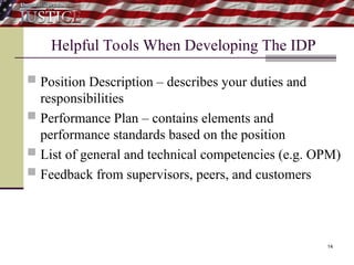 Individual Development Plan briefing- sup version | PPT