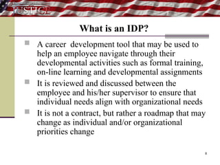 Individual Development Plan briefing- sup version | PPT