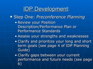 IDP Presentation 2010 | PPT
