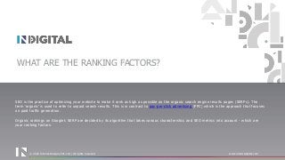 Factors That Affect Search Engine Rankings | PPTX