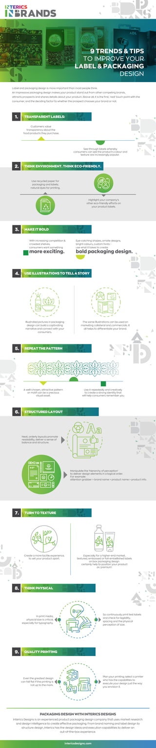 9 TRENDS & TIPS TO IMPROVE YOUR LABEL & PACKAGING DESIGN | PDF