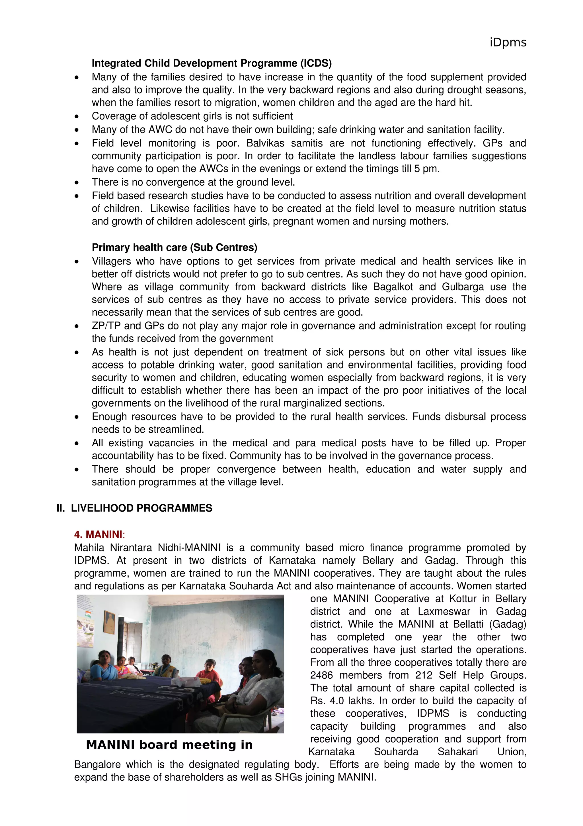 Idpms - annual report 09 | PDF