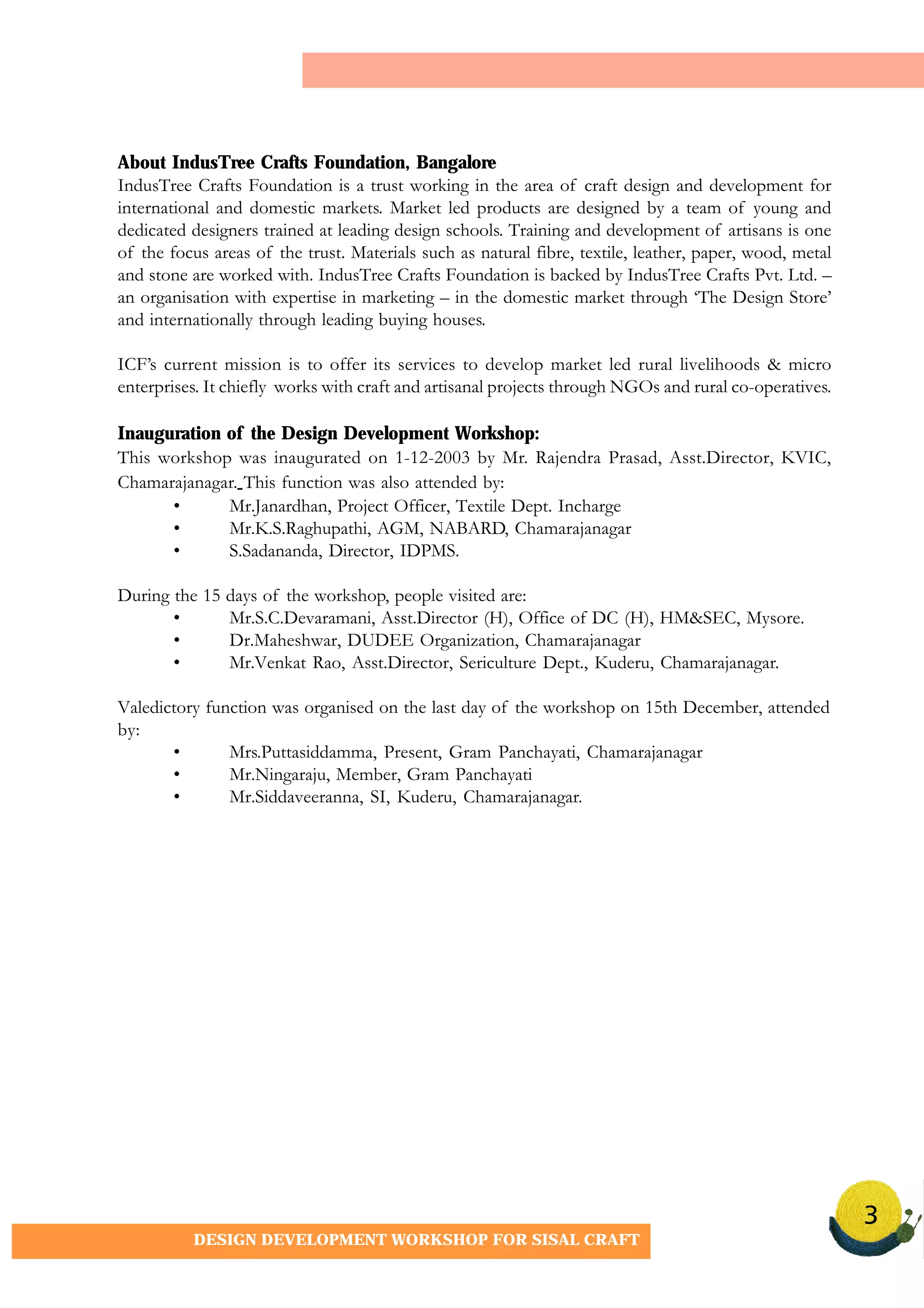 Idpms - design development workshop 2003 | PDF