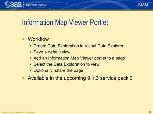 Creating Dashboards with the SAS Information Delivery Portal | PPT