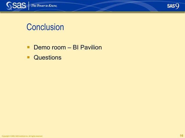 Creating Dashboards with the SAS Information Delivery Portal | PPT ...