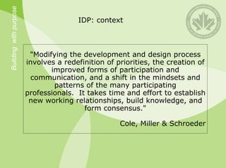 Idp Principles | PDF