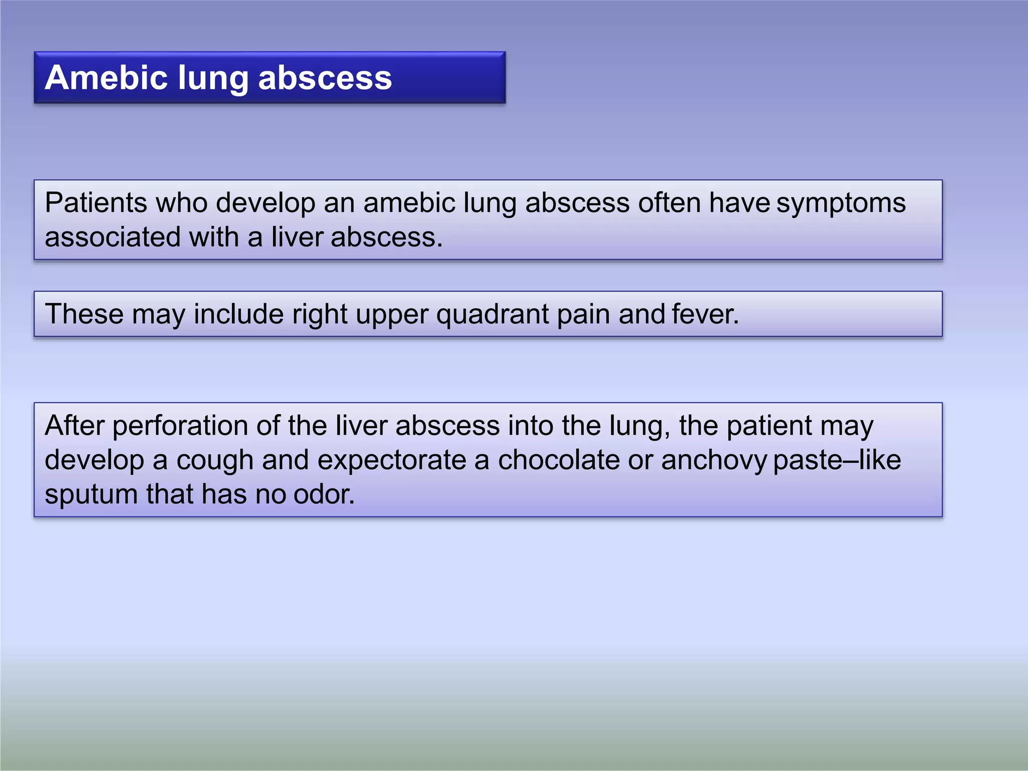 lung abscess | PPTX