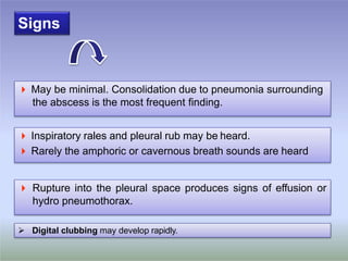 lung abscess | PPTX