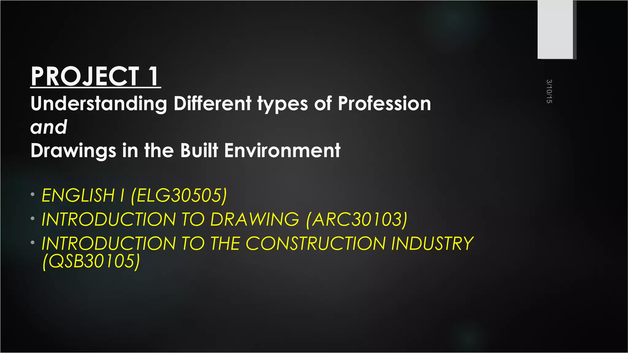 ITD ICI ENG presentation 2. extra pptx | PPT