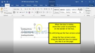 How To Manipulate Word Art.pptx