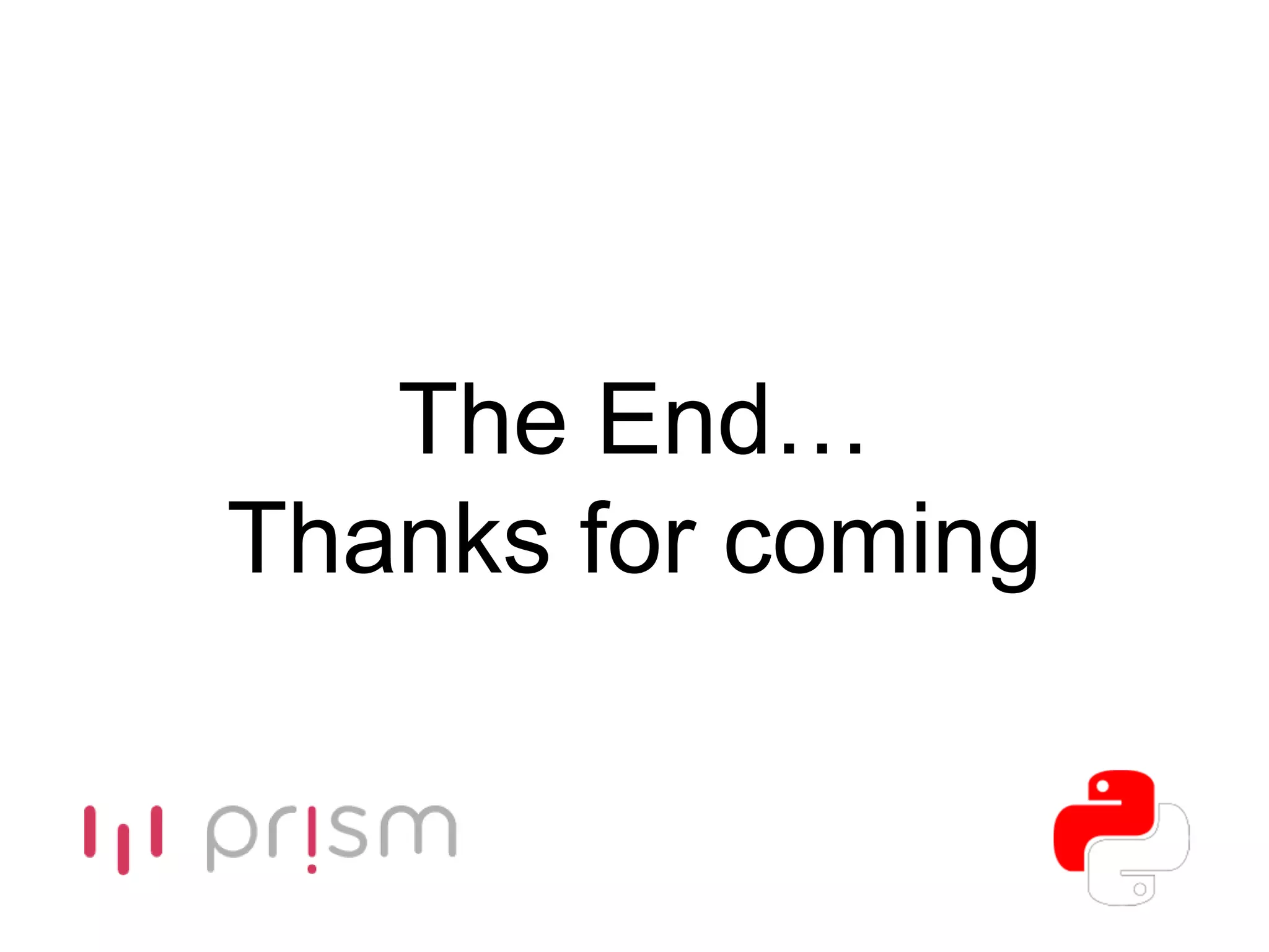 Everyday Python Idioms | PPT