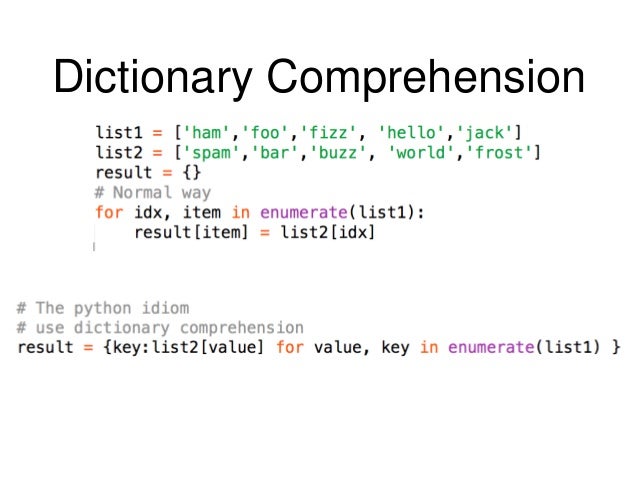 Everyday Python Idioms