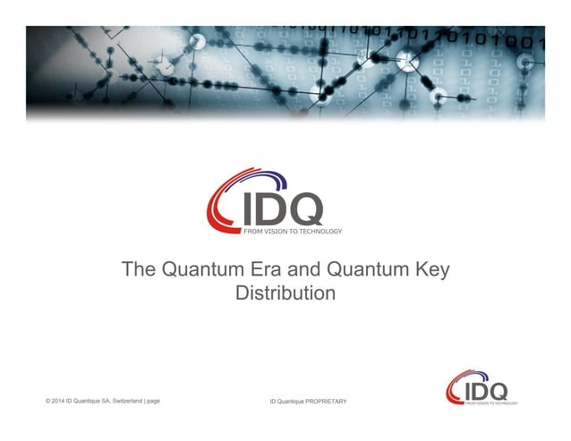 The Quantum Era & Quantum Key Distribution | PPT