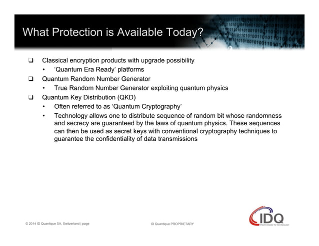 The Quantum Era & Quantum Key Distribution | PPT