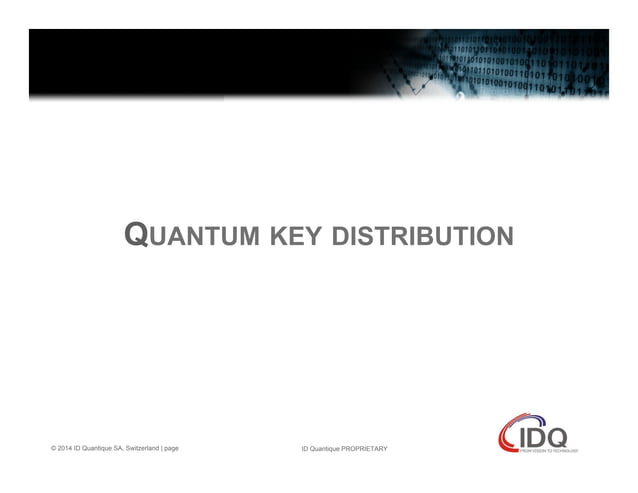 The Quantum Era & Quantum Key Distribution | PPT