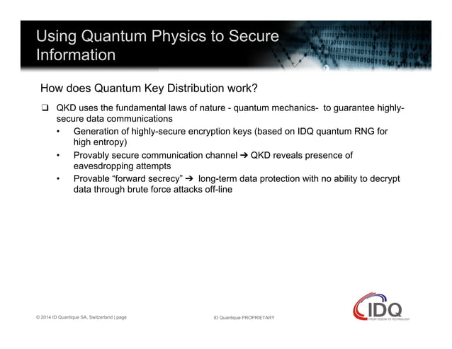 The Quantum Era & Quantum Key Distribution | PPT