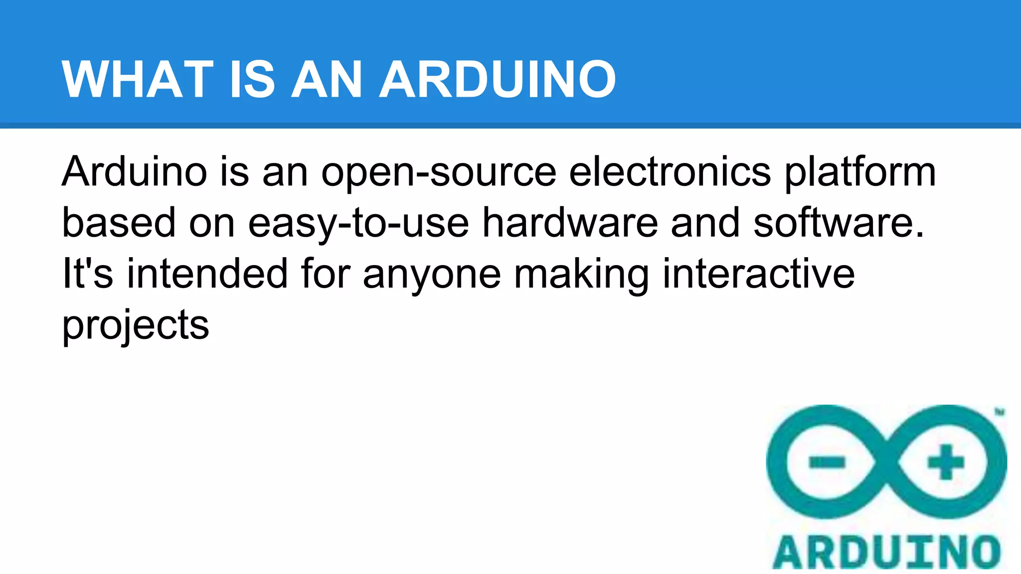 Arduino | PPTX | Programming Languages | Computing