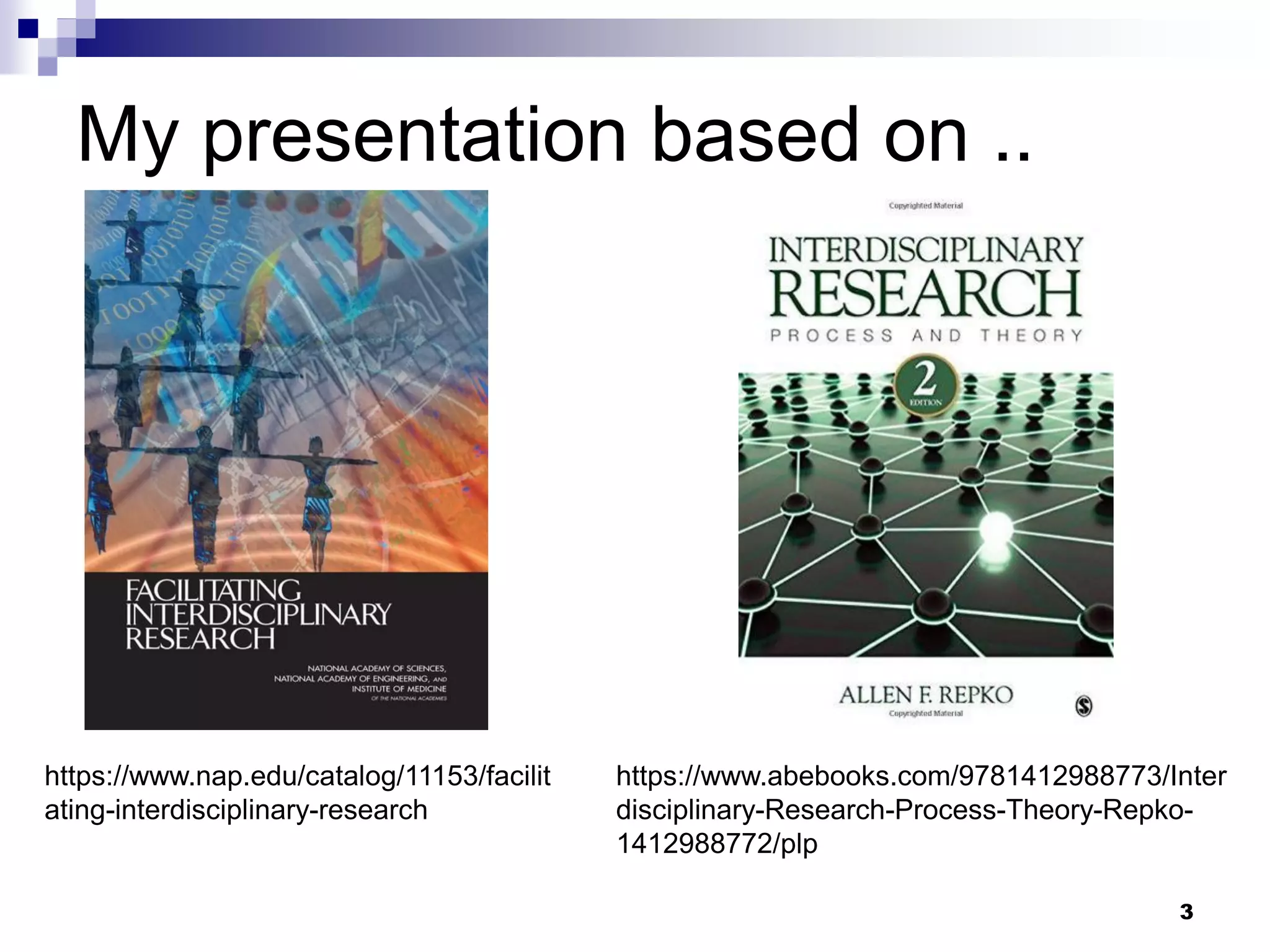 Interdisciplinary Research in Supply Chain | PPT