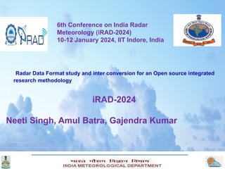 IDRAC RADAR PRESENTATION MATERIAL IS UPLOADED | PPTX