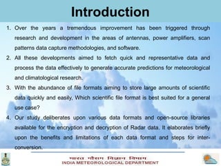 IDRAC RADAR PRESENTATION MATERIAL IS UPLOADED | PPTX