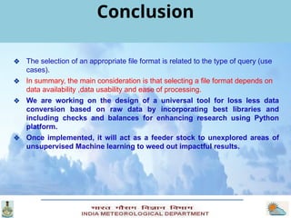 IDRAC RADAR PRESENTATION MATERIAL IS UPLOADED | PPTX