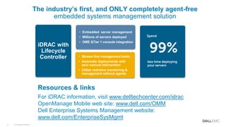 Dell-EMC Remote Acess Controller "DRAC" 10 Features For "Power" Users | PPT
