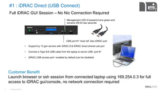Dell-EMC Remote Acess Controller "DRAC" 10 Features For "Power" Users | PPT