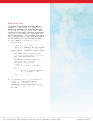 Create useful data center health visualizations with Dell iDRAC ...