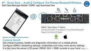 Dell EMC PowerEdge iDRAC9 - 14 features for power users | PDF