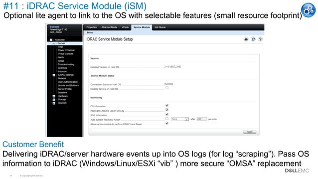 Dell EMC PowerEdge iDRAC9 - 14 features for power users | PPT
