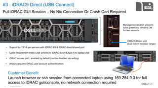 Dell EMC PowerEdge iDRAC9 - 14 features for power users | PPT