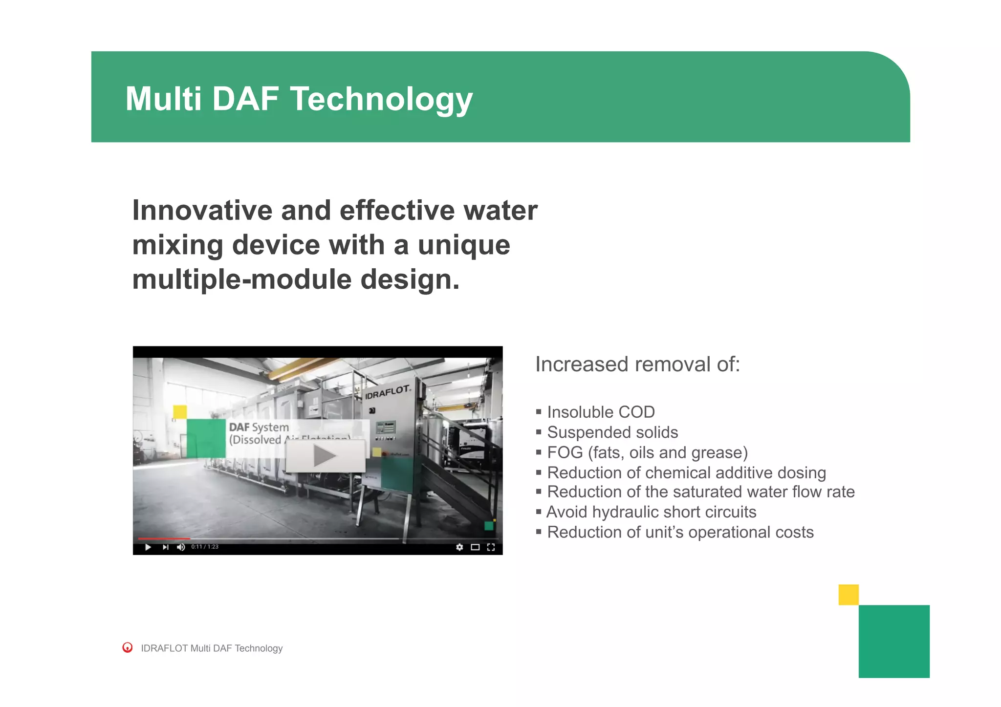 IDRAFLOT® Multi DAF Technology | PDF
