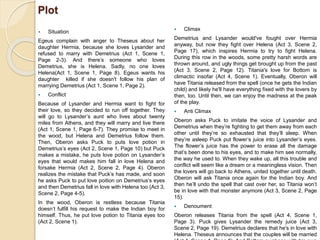 Themes and Plot Analysis in A Midsummer Night's Dream by William ...