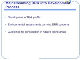 Improved Governance Structures and Commitment for Disaster Risk ...