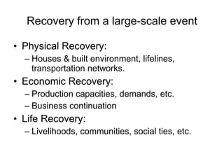 When People Feel Recovered after Disasters: Roles of Economic Recovery ...
