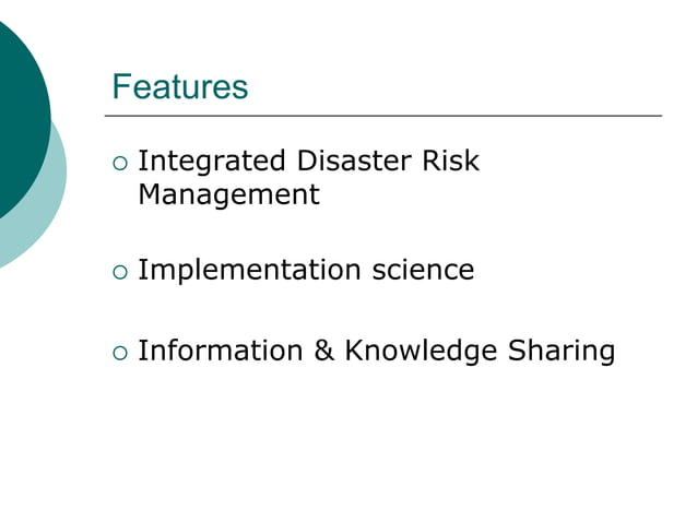 Integrated Disaster Risk Management: Challenges for Its Implementation ...