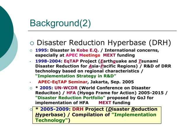 Integrated Disaster Risk Management: Challenges for Its Implementation ...
